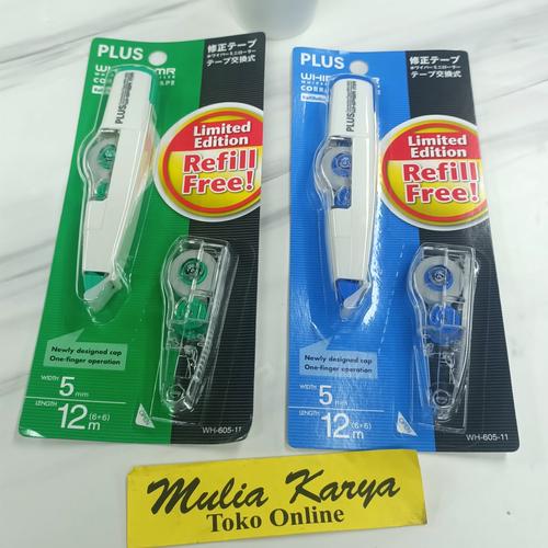 Jual Tip ex rol PLUS WHIPER MR / CORRECTION TAPE WH 605 - Jakarta Utara ...