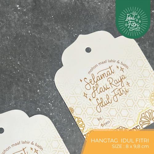 Jual Hang Tag Ivory Eid Mubarak Kartu Ucapan Selamat Hari Raya Idul ...