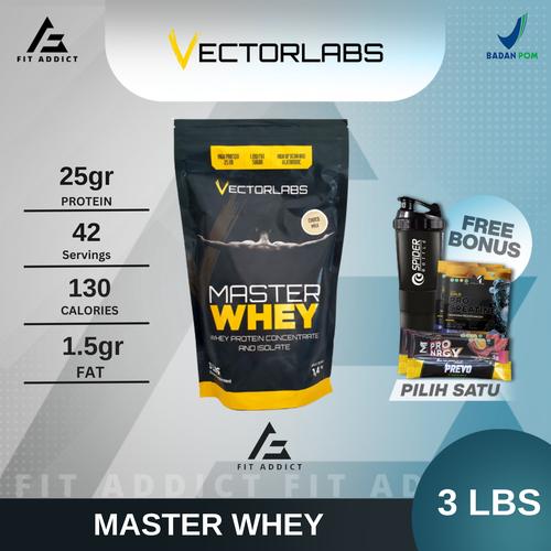 Promo VectorLabs Master Whey 3 Lbs Lb 3Lbs 3Lb Vector Labs Whey Protein ...