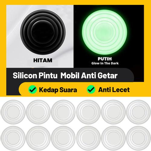 Jual Bantalan Sillicone Peredam Getaran Bunyi Pintu Mobil PNP - Putih ...