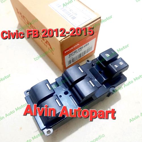 Jual MASTER SAKLAR POWER WINDOW KANAN DEPAN CIVIC FB 2012-2015 OEM ...