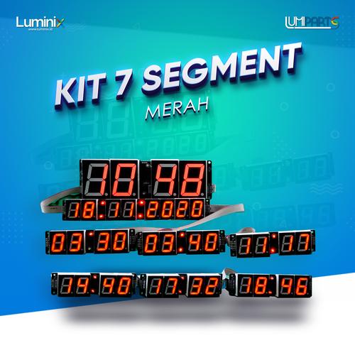Jual Kit 7 Segment JWS dengan kontroler mini jadwal sholat digital ...