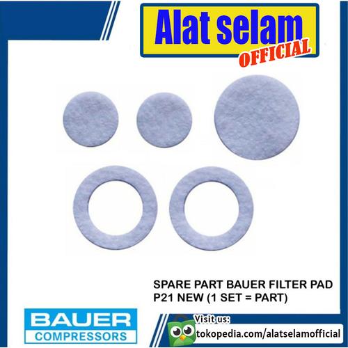 Jual Spare Part Filter Pad Compressor Bauer P-21 Kompresor Komba Diving ...