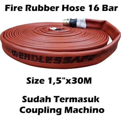 Jual Fire House Rubber/Selang Pemadam Hydrant ENDLESSAFE 1.5 INCH X 30 ...