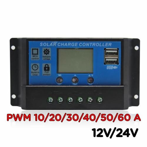 Jual SCC PWM 10A 20A 30A 40A 50A 60A SOLAR CHARGE CONTROLER MPPT POWMR PLTS - 40A - Jakarta ...