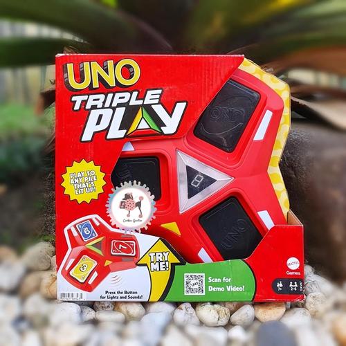 Jual UNO Triple Play Card Game - Kota Medan - Cookieegoodieenew | Tokopedia