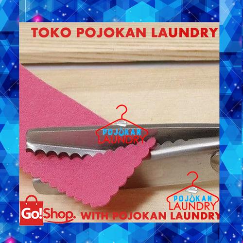 Jual Gunting Gelombang/Gunting Kain Gelombang/Gunting Pola Scallop ...