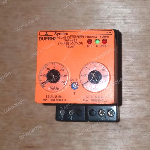 Jual 3 Phase Voltage Relay / Over & Under Voltage DUFRN2 Syrelec 230 ...
