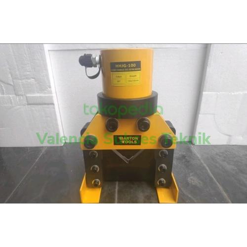 Jual 100mm Hydraulic Angel Steel Cutting Potong Besi Siku Hidrolik ...