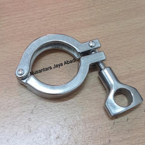 Jual Clamp Ferrule Sanitary Stainless 304 1 1/4 " inch Tri Clamp ...