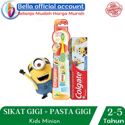 Jual Colgate Toothpaste Minion + Colgate Toothbrush Minion Stage 1 2 ...