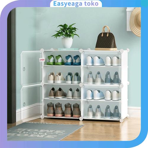 Promo Rak Sepatu 2 Baris 6 Slot Rumah Tempat Sepatu Lemari Sepatu All ...