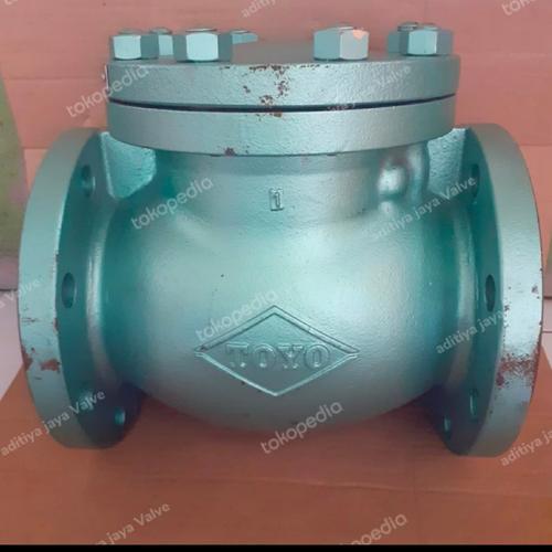 Jual swing check valve toyo DN 100(4") jis 10k cast iron fig 430E - Kab ...