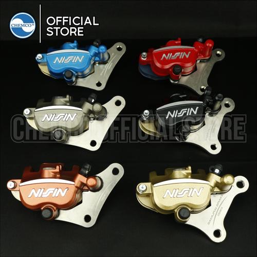 Jual Caliper Kaliper 2 Piston Nissin Samurai Brake Nmax Aerox N-Max N Max - Super Gold, Belakang ...