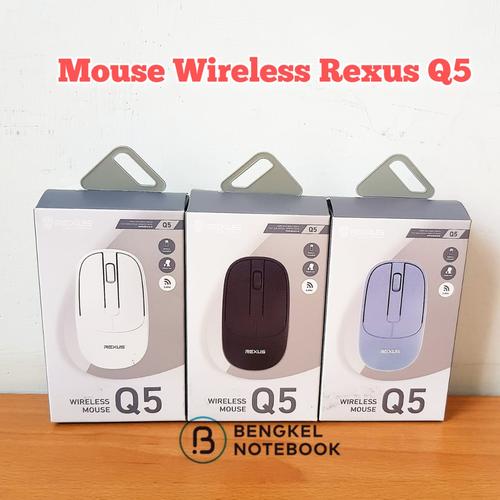 Jual Mouse Wireless REXUS Q5 Silent Click - Kota Medan - BengkelNotebook Asia | Tokopedia