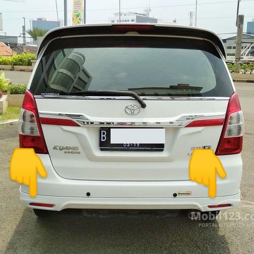 Jual BODY KIT Bodykit Spoiler Bumper bemper belakang innova luxury ...