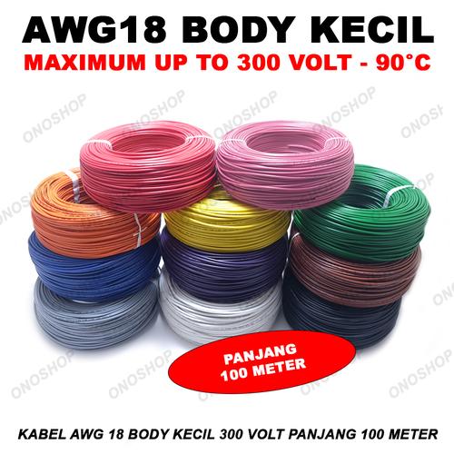 Jual Kabel AWG 18 Serabut Putih 100 Meter - Biru - Jakarta Barat - ONO SHOP | Tokopedia