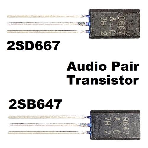 Jual Transistor 2SD667 2SB647 NPN-PNP Audio Pair Pre Amplifier TR D667 B647 - 2SD667 - Kota ...