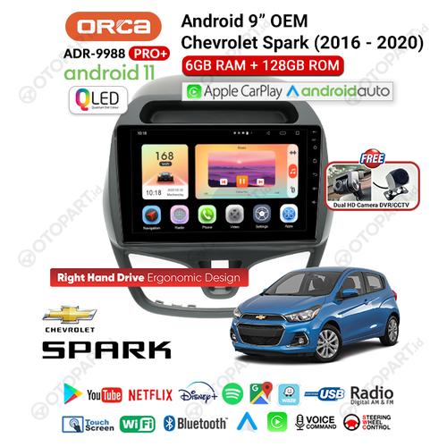 Jual Head Unit 9" inch Chevrolet Spark 2016-2020 ORCA PRO+ GEN 2 - Kota ...