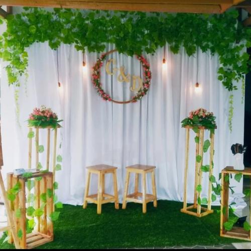 Jual Dekorasi BACKDROP lamaran tunangan sunatan hajatan dll - Jakarta ...