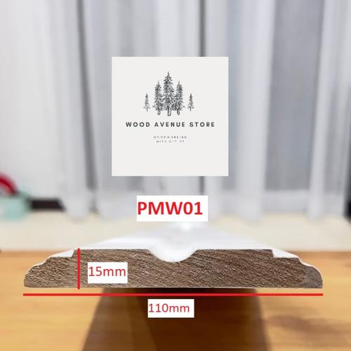 Jual LIST KAYU WALL MOULDING WAINSCOTING LIS DINDING WALL PROFIL PMW01 ...