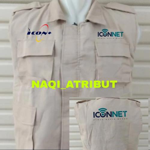 Promo ROMPI KERJA ICONNET ROMPI LAPANGAN FULL BORDIR - Cream, M ...