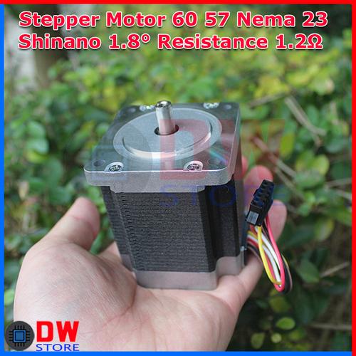 Jual Stepper Motor 60 57 Nema23 Nema 23 Stepping CNC 3D Printer - Kab ...