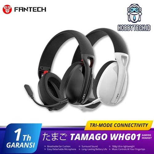 Jual Fantech たまご TAMAGO Wireless Bluetooth Headset Headphone - Putih ...