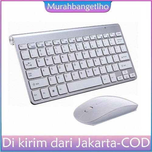 Jual Paket Keyboard Keybord Mouse Wireles Wireless Set USB Combo Murah ...