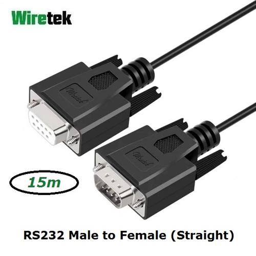 Jual Kabel Serial RS232 Male to Female ( Straight ) 15 meter WIRETEK ...
