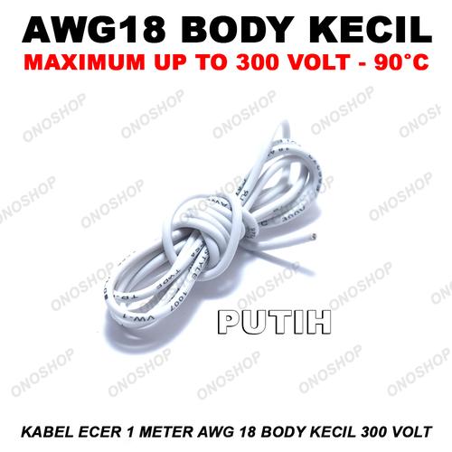 Jual Kabel Ecer AWG 18 Serabut Putih @ 1 Meter - Putih - Jakarta Barat - ONO SHOP | Tokopedia
