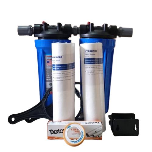 Jual Paket GE SEDIMEN 2 BIRU - Filter Air Siap Pakai 2 Housing Solid ...
