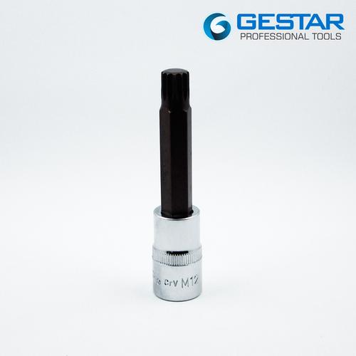 Jual GESTAR Mata Kunci Shock 1/2" Drive Spline Bit Sockets 60 mm - M8 ...