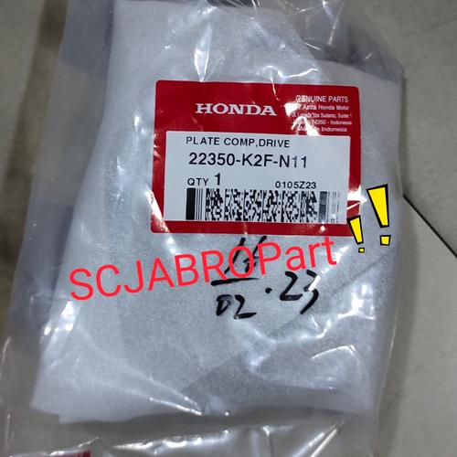 Jual PLATE COMP DRIVE HONDA SCOOPY ESP K2F..22350 K2F N11..ORI AHM ...