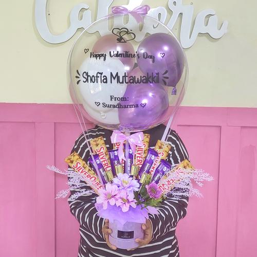 Jual box balon bouquet balon bloom box buket bucket balloon - Jakarta ...
