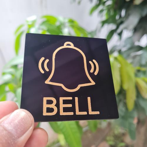 Jual Bell Acrylic Sign Tempel Tanda Bel Penanda Akrilik Tombol - Kota ...