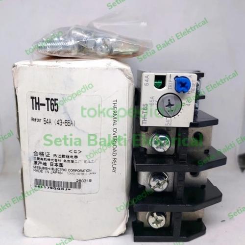 Jual Thermal Overload Relay Mitsubishi TH-T85 54A (43-65A) Original ...