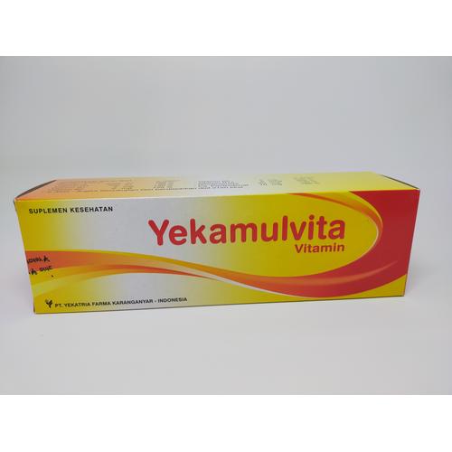 Jual Multivitamin Vit A, B Complex, D3 YEKAMULVITA untuk kesehatan ...