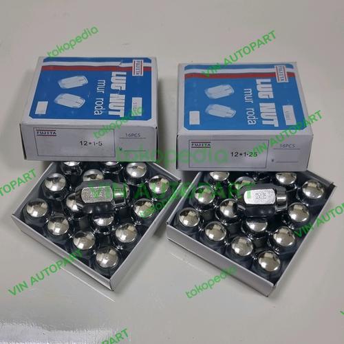 Jual Mur Roda Racing Fujita kunci 21 Drat 1.25 & 1.5 - Ukuran 12x1.25 ... Jual Mur Roda Racing Fujita kunci 21 Drat 1.25 & 1.5 - Ukuran 12x1.25 ...