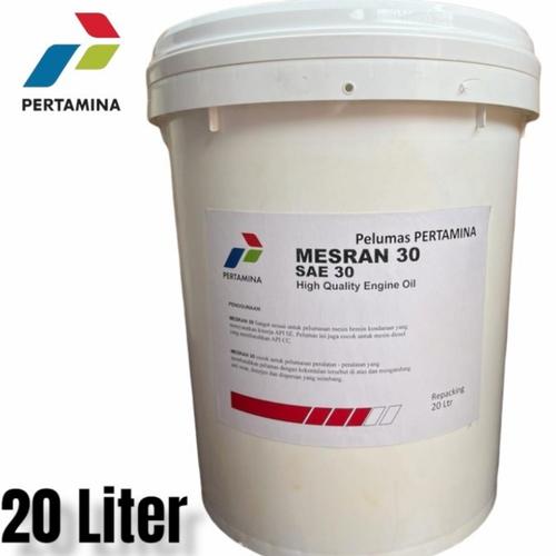 Jual oli pertamina mesran 30 sae 30 mesin bensin isi 20liter - Jakarta ...