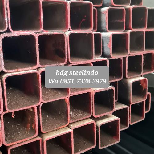 Jual Besi Holow Hitam 4x4 1.8mm / Pipa Kotak Holo hitam 40x40 1,8 MM 4 ...