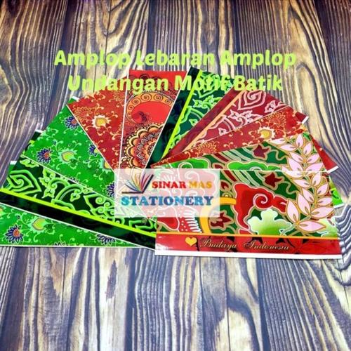 Jual Amplop Batik Plastik - Amplop Lebaran Batik - Amplop Undangan ...