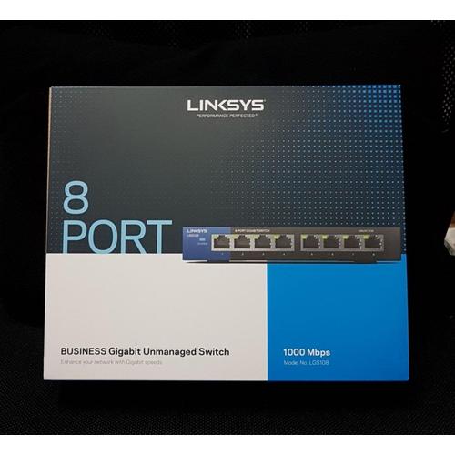 Jual LINKSYS LGS108-AP 8 Port Business Desktop Gigabit Switch HUB ...