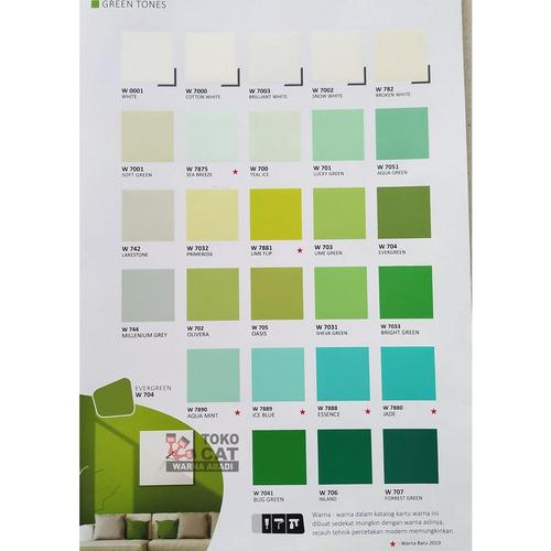 Jual CAT TEMBOK WELDON 5 KG - KHUSUS INTERIOR - SERI WARNA 2 - 706 ...