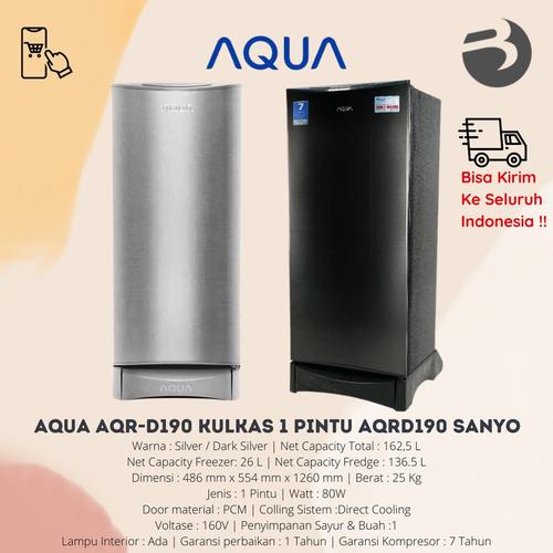 Jual AQUA AQR-D190 Kulkas 1 Pintu AQRD190 Sanyo Garansi Resmi 7 thn - Kota Bandung ...