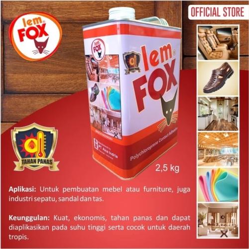 Jual Lem Triplek HPL Lem Fox Kuning Galon 2,5 Kg - Jakarta Pusat - Roda ...