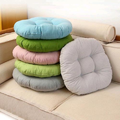 Jual Bantal alas duduk bulat/bundar motif polos - Putih - Jakarta Timur ...