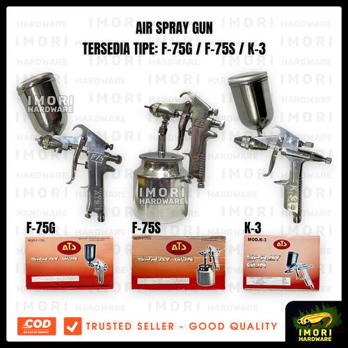 Jual ATS Air Spray Gun F75G F75S K3 Semprotan Cat Tabung Sprayer - K3 ...