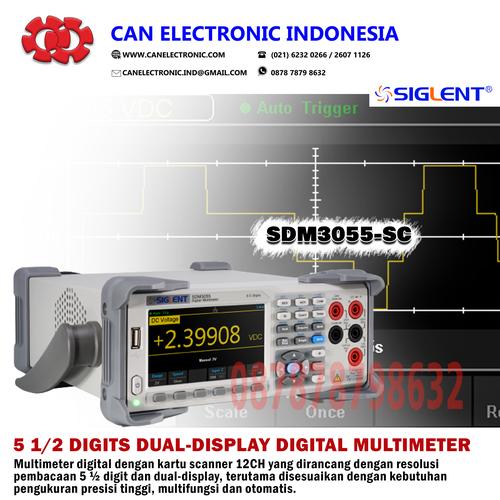 Jual 5 1/2 Digits Dual-Display Digital Multimeter Siglent SDM3055-SC ...