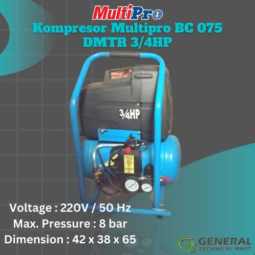 Jual Kompresor Angin MULTIPRO BC-075-DMTR 3/4HP 550watt Air Compressor ...